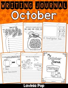 October Writing Journal - In My World