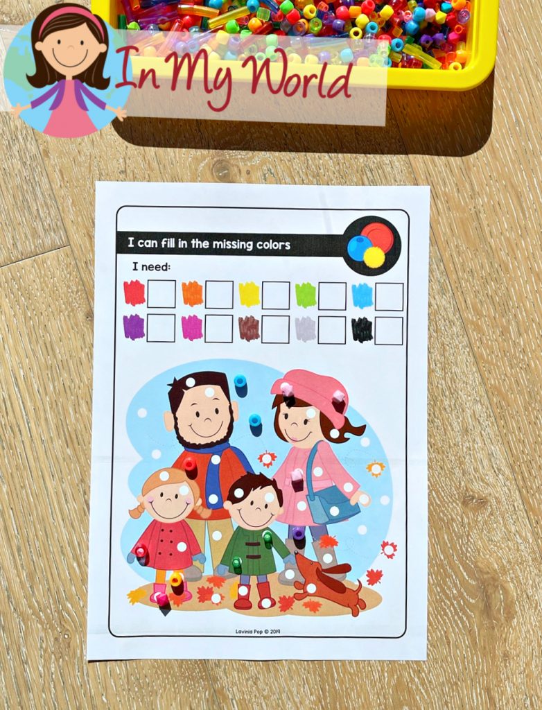 Fine Motor Printable Activities for November Morning Tubs | Bins - In ...