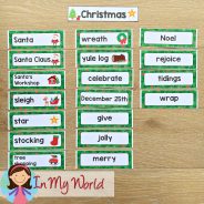 Christmas Word Wall - In My World