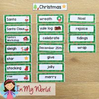 Christmas Word Wall - In My World