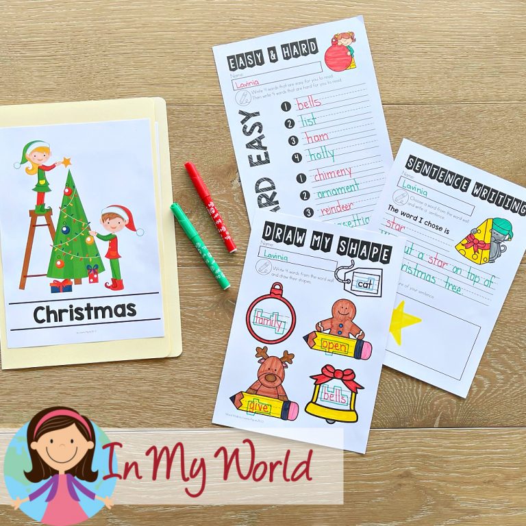 Christmas Word Wall - In My World
