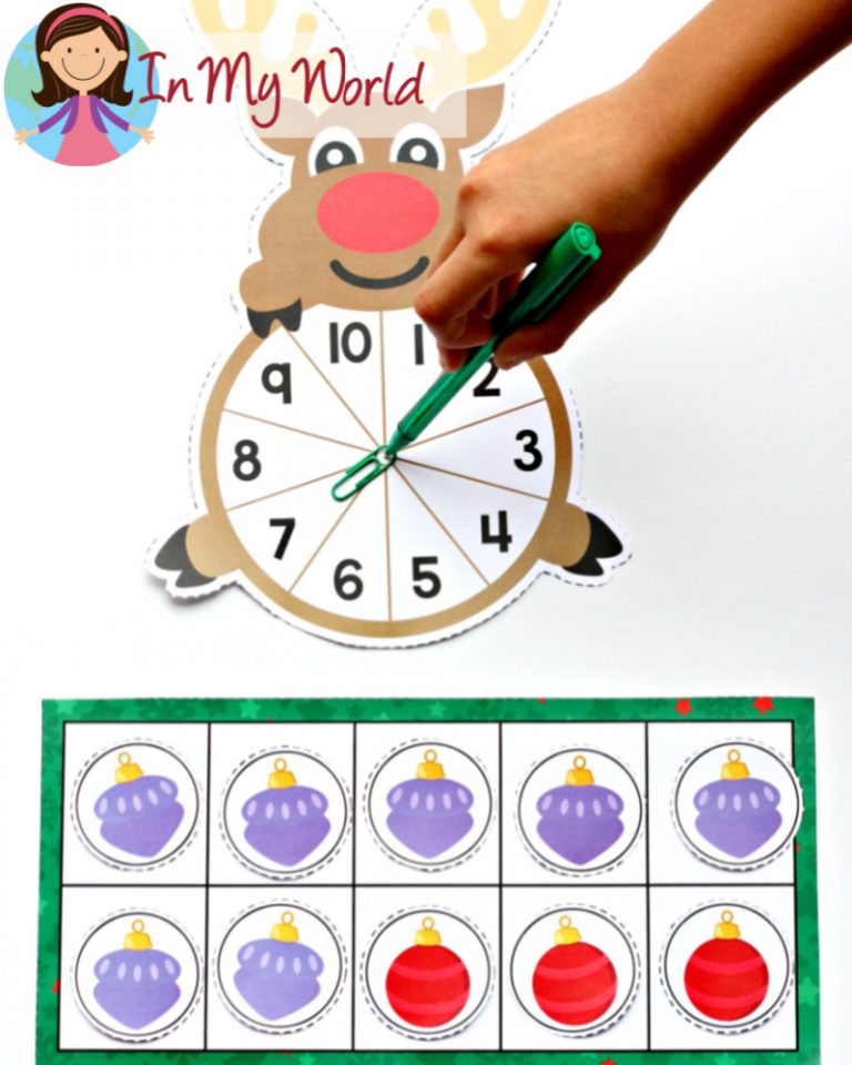 Christmas Math Centers for Kindergarten - In My World