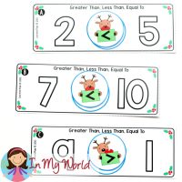 Christmas Math Centers for Kindergarten - In My World