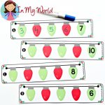Christmas Math Centers for Kindergarten - In My World