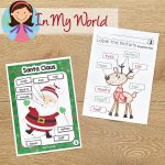 Christmas Literacy Centers for Kindergarten - In My World