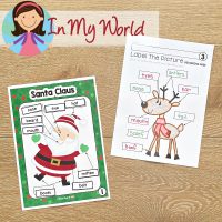 Christmas Literacy Centers for Kindergarten - In My World