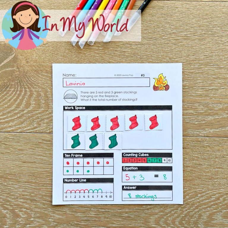 December Math Word Problems - In My World