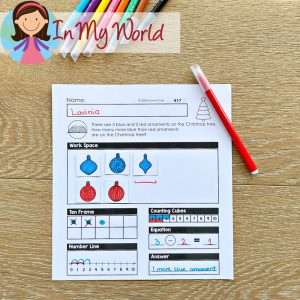 December Math Word Problems - In My World