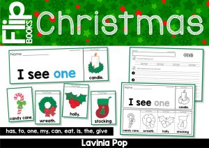 Christmas Sight Word Fluency Flip Books - In My World