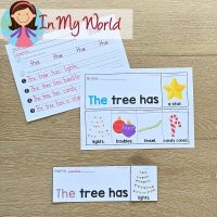 Christmas Sight Word Fluency Flip Books - In My World