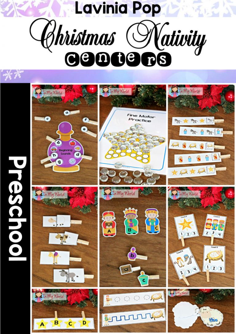 Christmas Nativity Preschool Centers - In My World