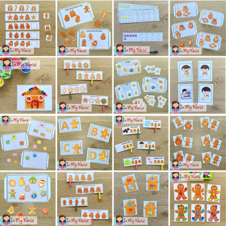Gingerbread Preschool Centers - In My World