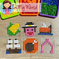 Thanksgiving Peg Boards Fine Motor Activity - In My World