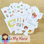 Thanksgiving Shaped Writing Book - In My World