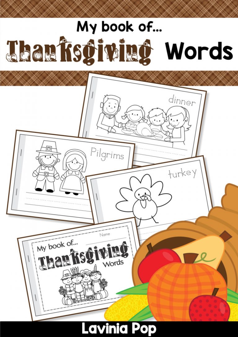 Thanksgiving Vocabulary Booklet - In My World