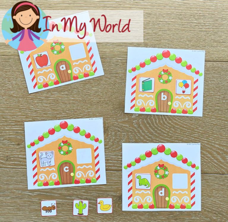 Gingerbread Preschool Centers - In My World