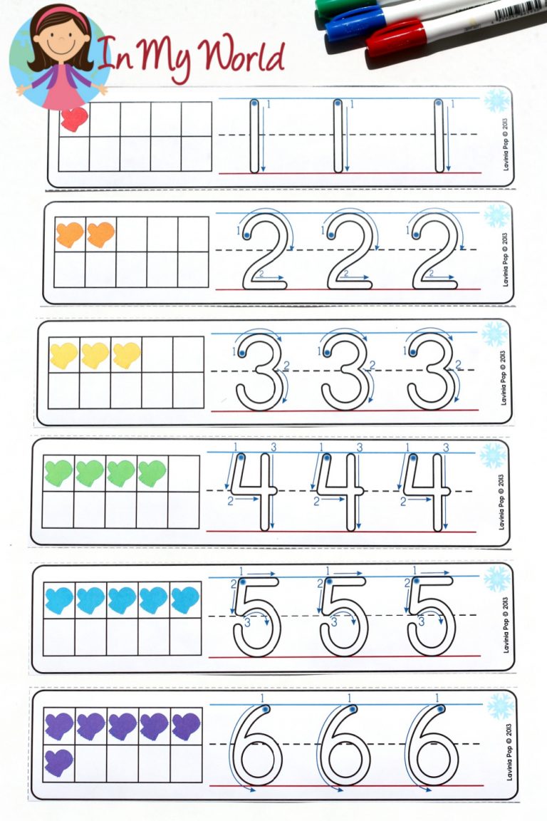 Winter Math Centers for Kindergarten - In My World