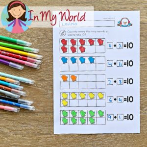Winter Math Worksheets & Activities No Prep - In My World