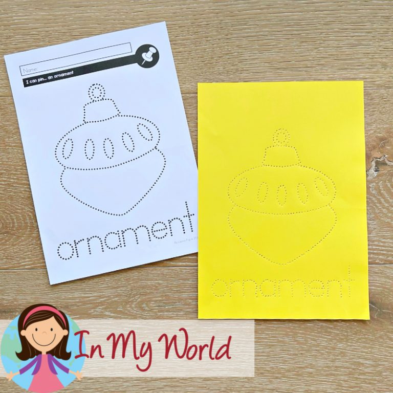 Fine Motor Printable Activities for December Morning Tubs | Bins - In ...