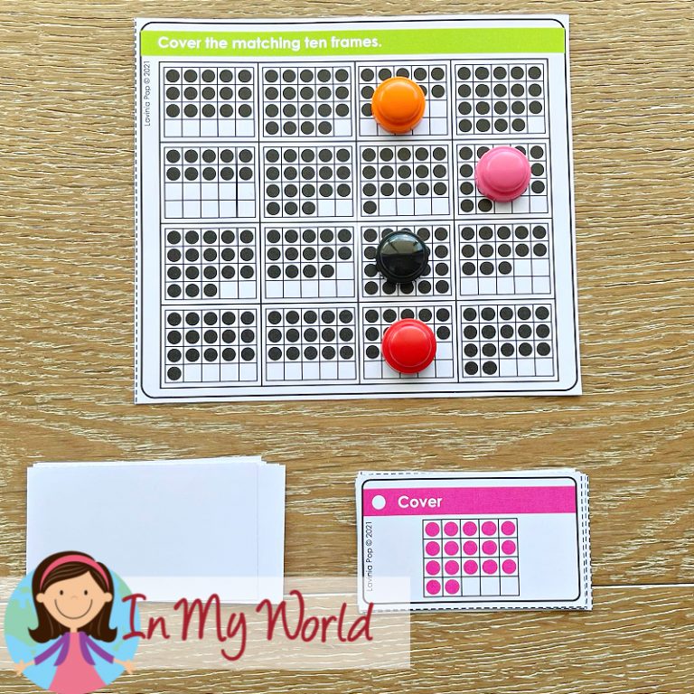 Kindergarten Morning Bins | Tubs | Centers Set 6 - In My World