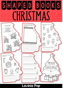 Winter Holidays & Christmas Shaped Writing Books - In My World