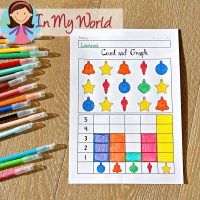 Christmas Worksheets for Preschool - No Prep - In My World