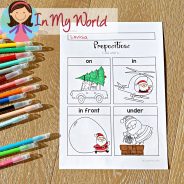 Christmas Worksheets for Preschool - No Prep - In My World