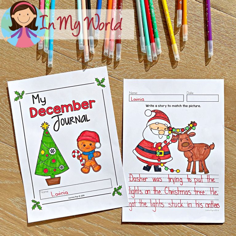 December Writing Journal Prompts - In My World