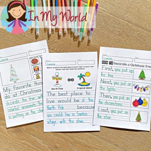 December Writing Journal Prompts - In My World