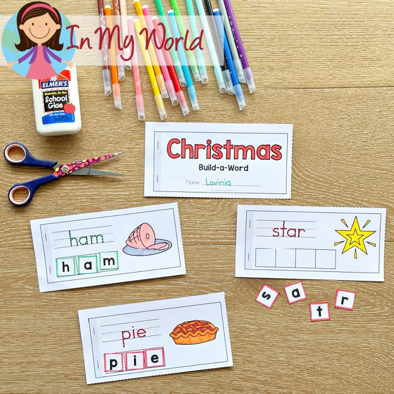 Christmas Math & Literacy Worksheets & Activities for Kindergarten - No ...
