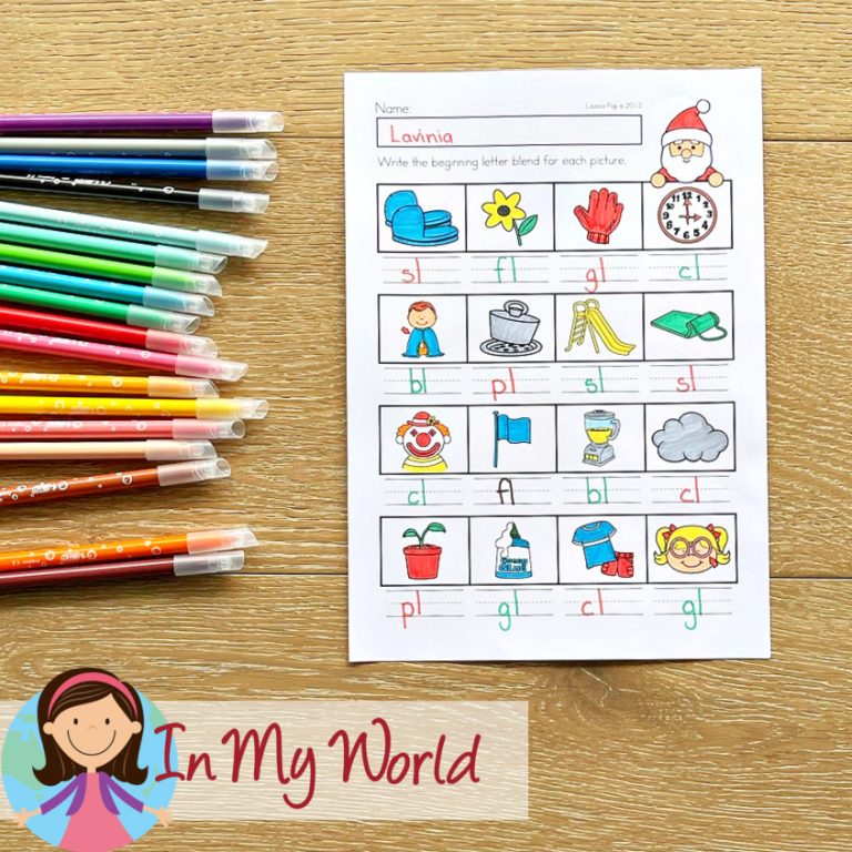 Christmas Math & Literacy Worksheets & Activities for Kindergarten - No ...