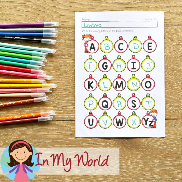 Christmas Math & Literacy Worksheets & Activities for Kindergarten - No ...