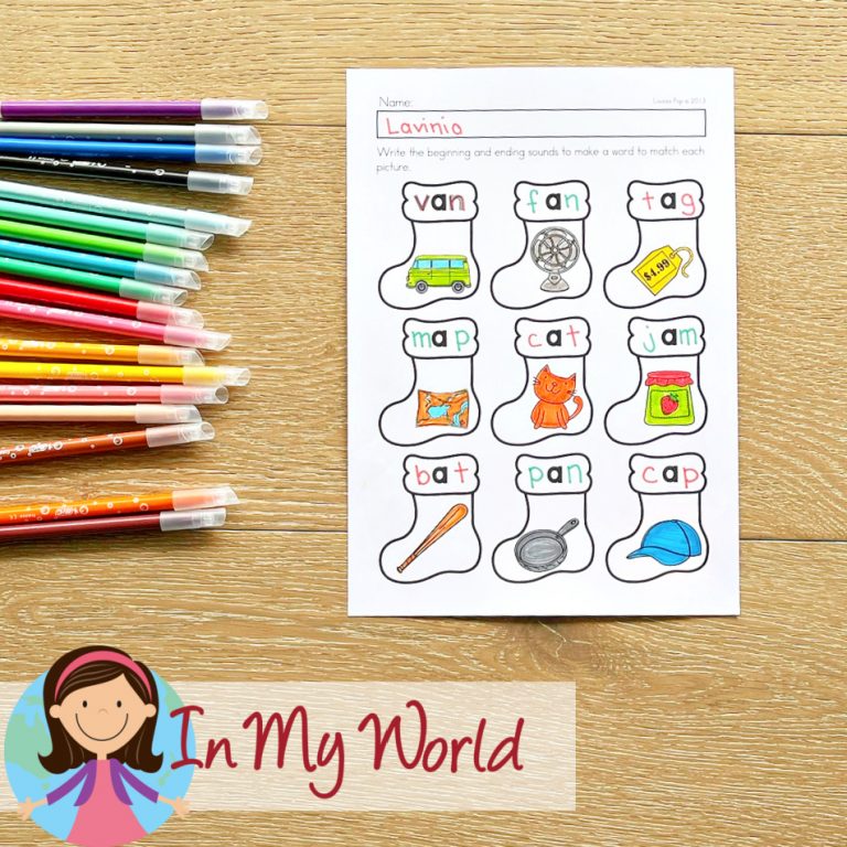 Christmas Math & Literacy Worksheets & Activities for Kindergarten - No ...