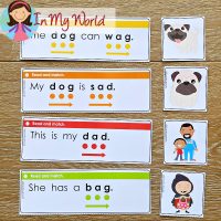 Kindergarten Morning Bins | Tubs | Centers Set 6 - In My World