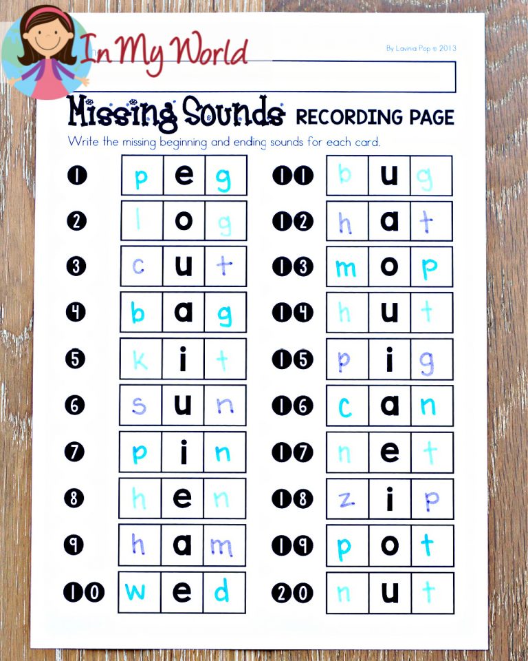 Winter Literacy Centers for Kindergarten - In My World