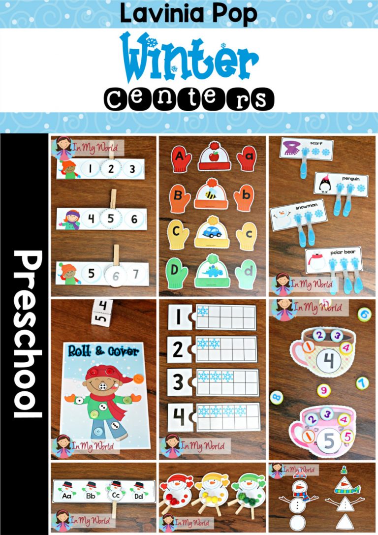 Winter Preschool Centers | Morning Tubs/Bins - In My World