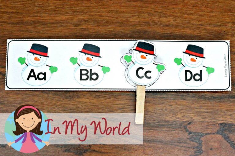 Winter Preschool Centers | Morning Tubs/Bins - In My World