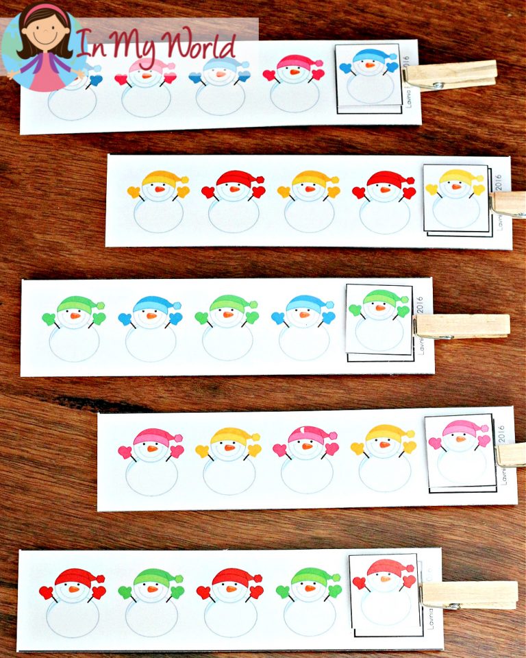 Winter Preschool Centers | Morning Tubs/Bins - In My World