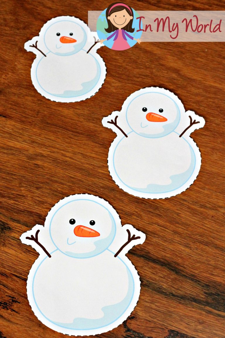 Winter Preschool Centers | Morning Tubs/Bins - In My World