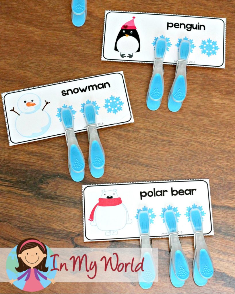 Winter Preschool Centers | Morning Tubs/Bins - In My World