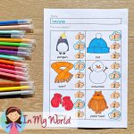 Winter Preschool No Prep Worksheets & Activities - In My World
