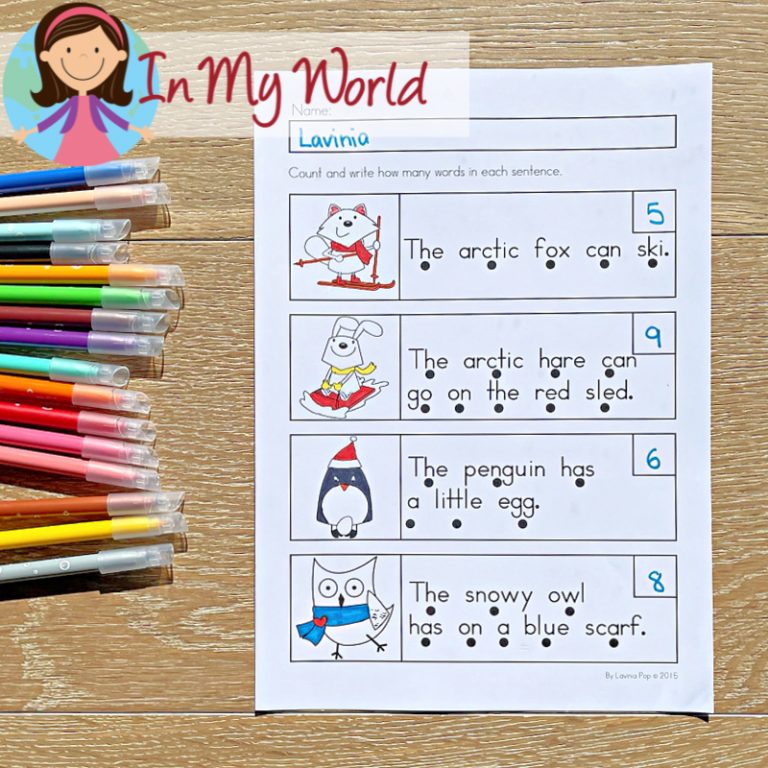 Winter Preschool No Prep Worksheets & Activities - In My World