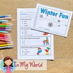 Winter Preschool No Prep Worksheets & Activities - In My World