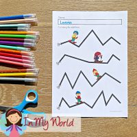 Winter Preschool No Prep Worksheets & Activities - In My World