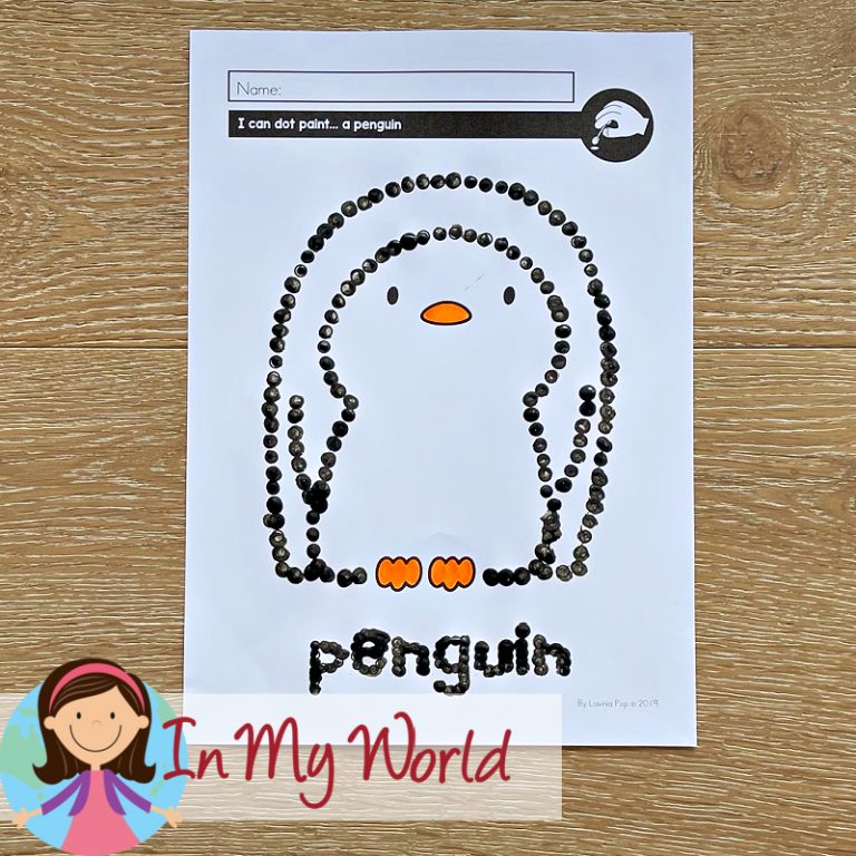 Fine Motor Printable Activities for January Morning Tubs | Bins - In My ...