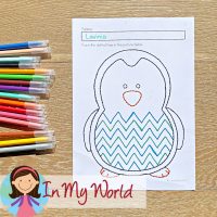 Winter Preschool No Prep Worksheets & Activities - In My World