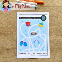 Fine Motor Printable Activities for January Morning Tubs | Bins - In My ...