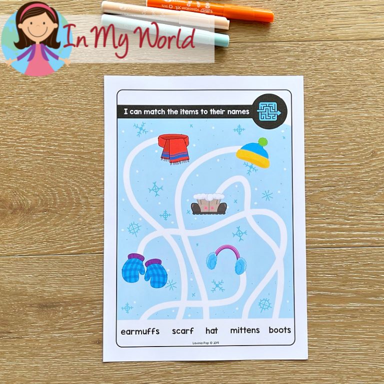 Fine Motor Printable Activities for January Morning Tubs | Bins - In My ...