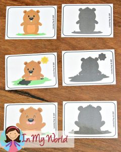 Groundhog Day Preschool Centers - In My World