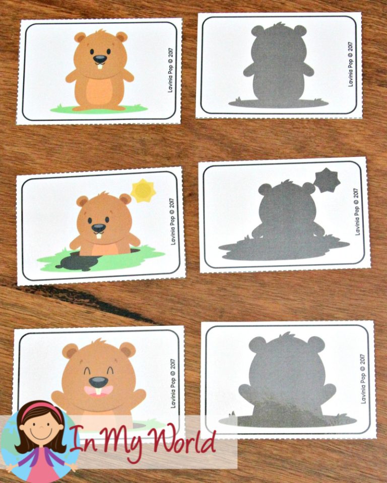 Groundhog Day Preschool Centers - In My World